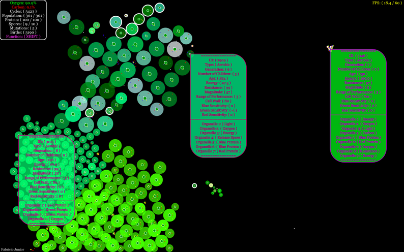 Cell Simulator by Fabricio Vidal