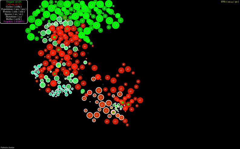 Cell Simulator by Fabricio Vidal