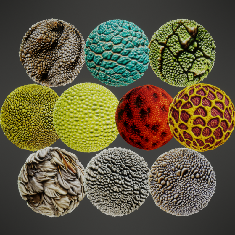 Dinosaur Skin Textures Bundle by Neurotremolo
