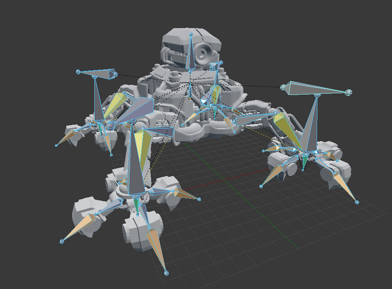 futuristic robot by niko-3d-models