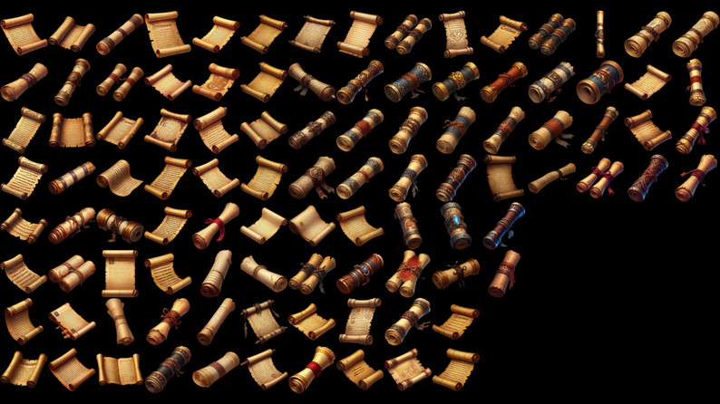 500+ Scroll Sprites by FortressSide