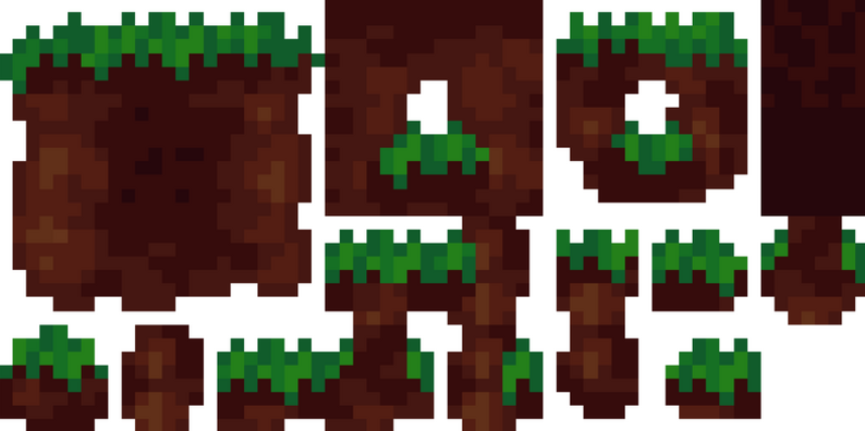 8x8 Grass Tileset by Polar_34