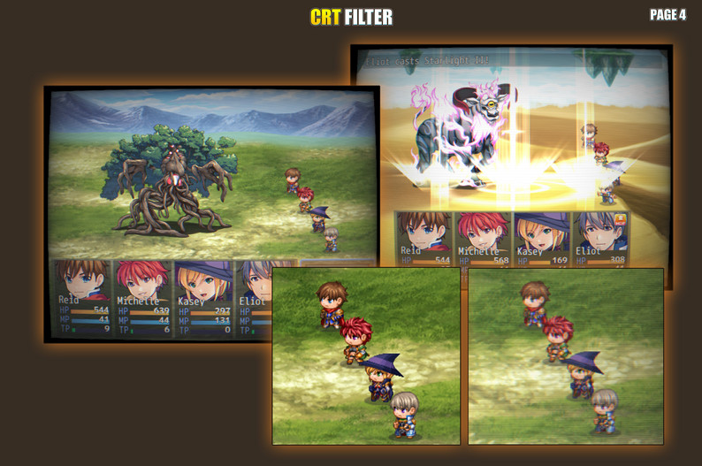 Retro / CRT Filter - RPG Maker MZ plugin by Sang Hendrix