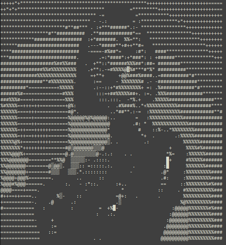Image to UnicodeASCII Generator by Reactorcore
