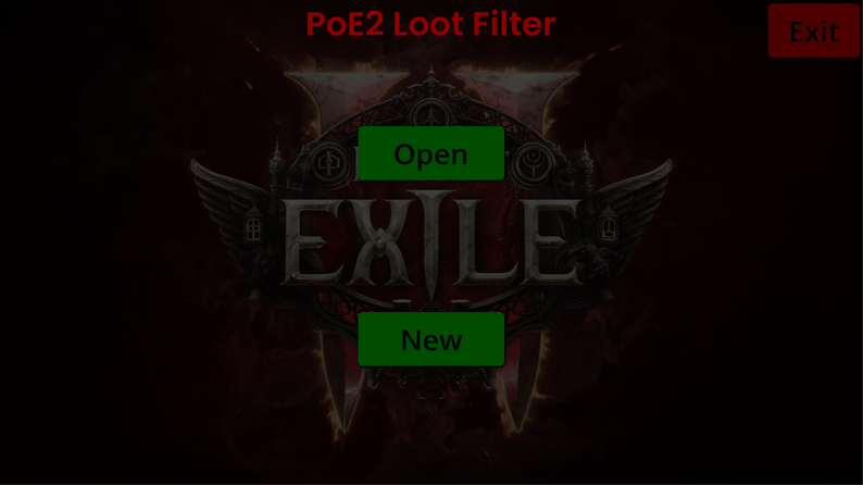 PoE2 Loot Filter Editor by Muzicos