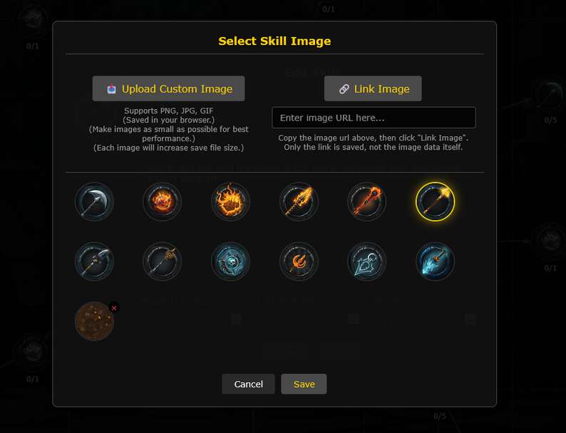 Skill Tree Maker | Talent Tree Maker by gamedevgrunt