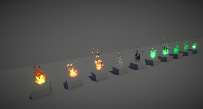 FREE ASSETS VFX / Fire Toon Particle by wallcoeur
