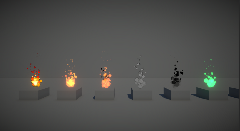 FREE ASSETS VFX / Fire Toon Particle by wallcoeur
