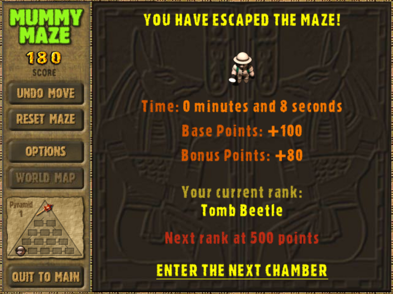 Mummy Maze: Browser Edition by ksylvestre