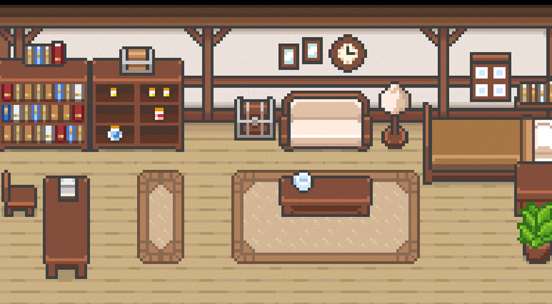 RPG Asset: Interior Tileset Pack - Essentials by VectoRaith