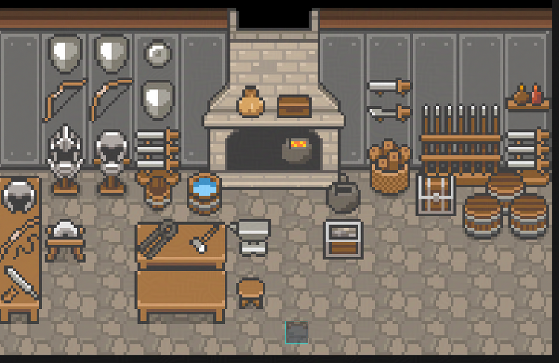 RPG Asset: Interior Tileset Pack - Essentials by VectoRaith