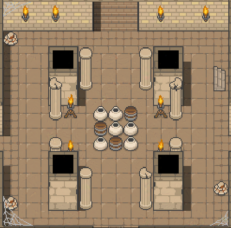 RPG Asset: Interior Tileset Pack - Dungeons by VectoRaith