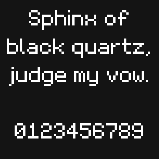 Restyled The 4 - Original Flavour - Pixel Font by Bragorn