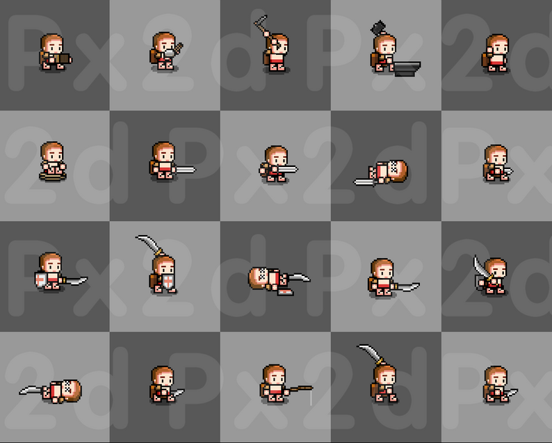 2D side scrolling action library by Px2d
