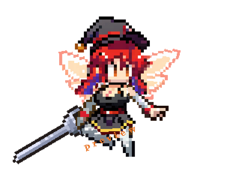 pixel-rpg-character-asset-pack-Strike Fencer1.1 by VeryGo1