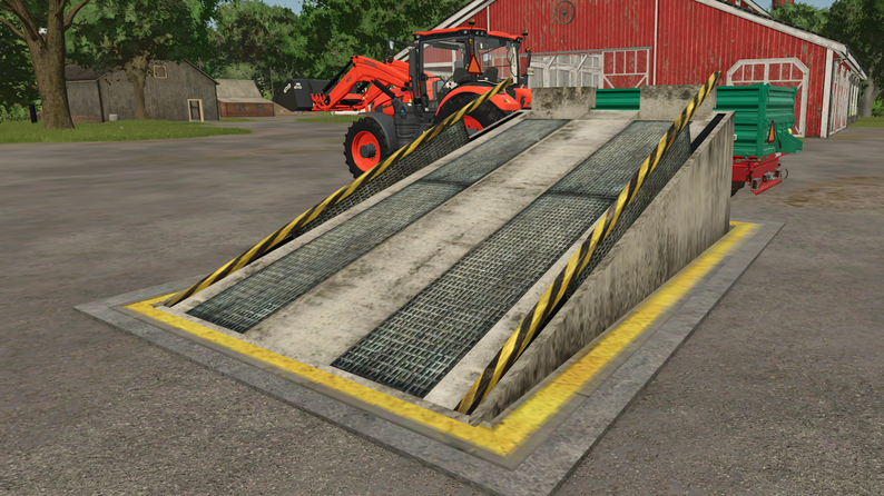 FS25 Placeable Aniamted Ramp by Mappers Paradise