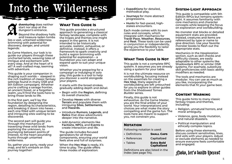 Shadowed Tomes: Hex Builder (5e, OSR) by Felraider RPG