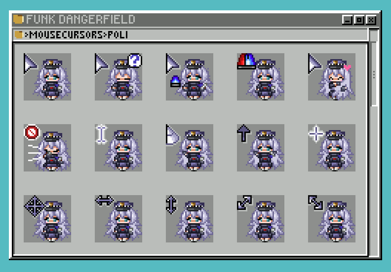 Poli Animated Mouse Cursor Set by Funk Dangerfield