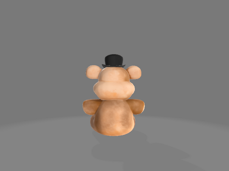 Freddy Bear Plushie 3D Model by Benvy