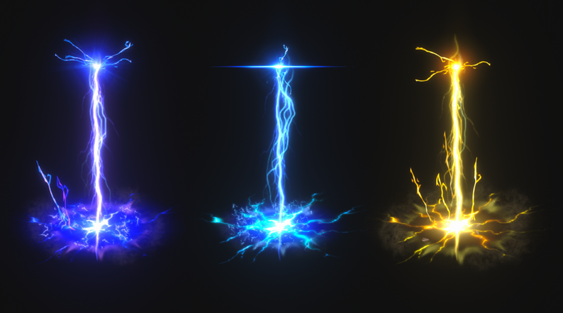 Unity Game VFX：Lightning Effect Collection by Eric Wang_Unity VFX Artist