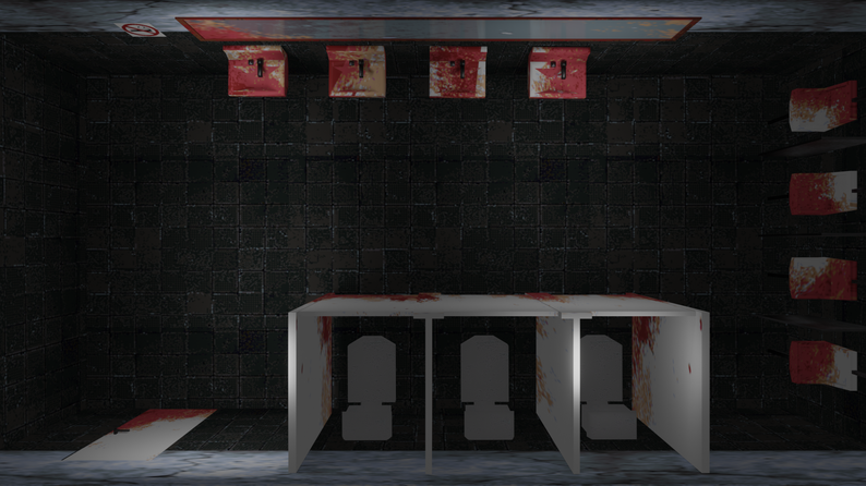 PSX Washroom Horror Environment Asset Pack by Gameify1