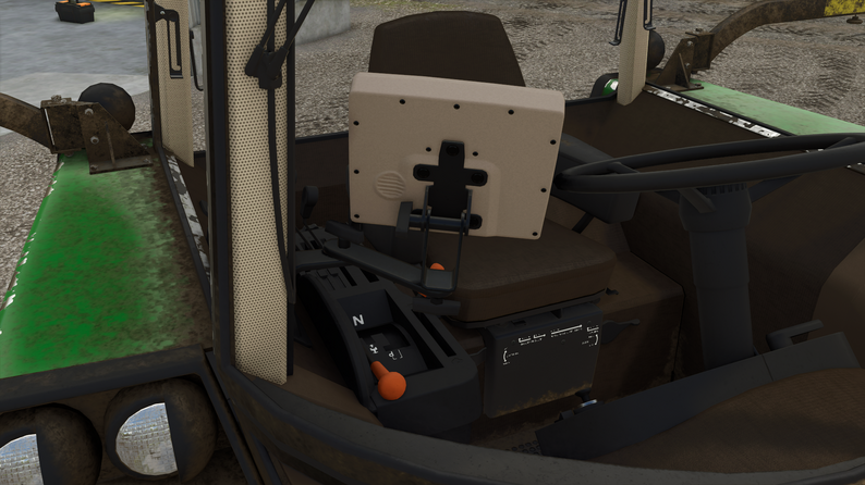 FS25 Prefab John Deere 4640 GPS screen by Jono