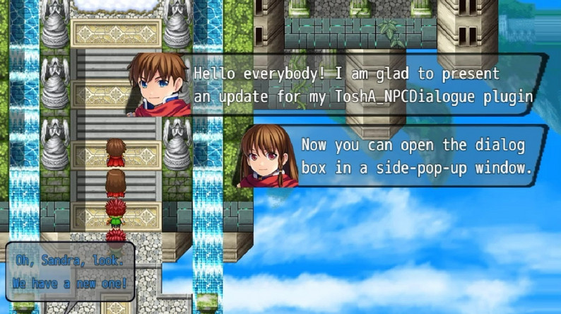 NPC Dialogue RPG Maker MZ Plugin by ToshaAngel