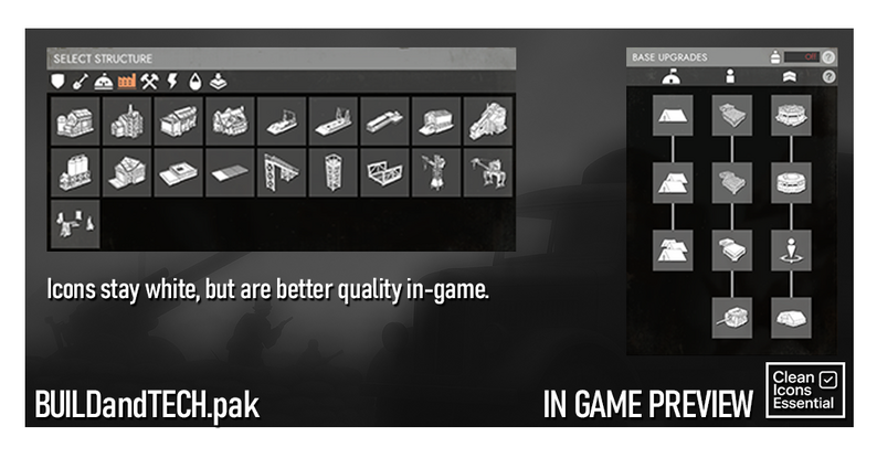 Clean Icons Essential - Foxhole Mod by AshdeuzoFR