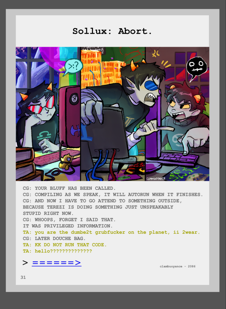 Homestuck Panel Redraw Zine VOLUME 3 by HOMESTUCK PANEL REDRAW ZINE