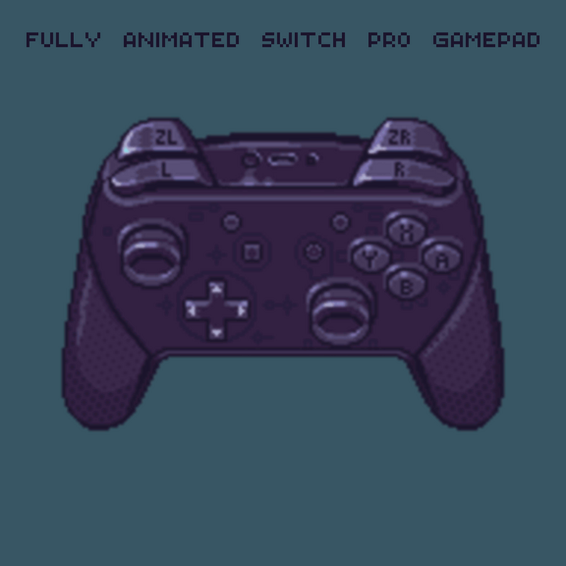 Pixel Animated Icons Button, Gamepad, Switch by Thomas Feichtmeir ...