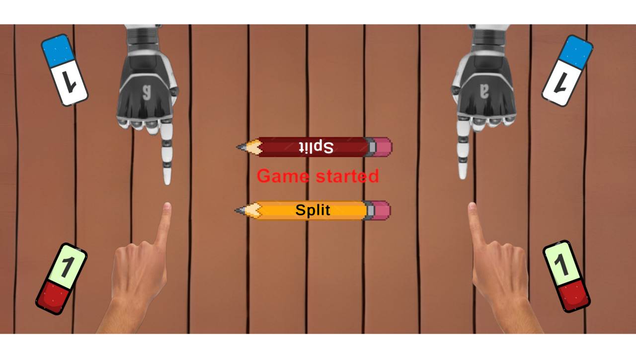 CHOPSTICKS 2-Player game by pushkarmishra0025