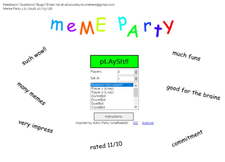 Meme Party by jason.liu21