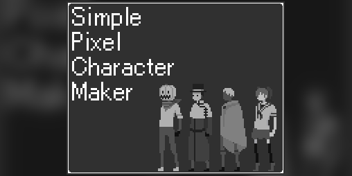 Simple Pixel Character Maker by díː