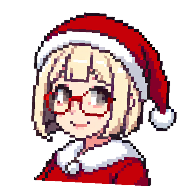 Christmas Santa Claus Pack - 12 Unique Pixel Art Women Portraits ...
