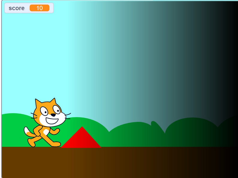 scratch cat: running game by horrer64