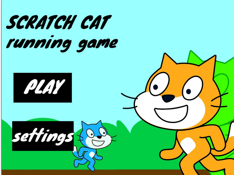 scratch cat: running game by horrer64