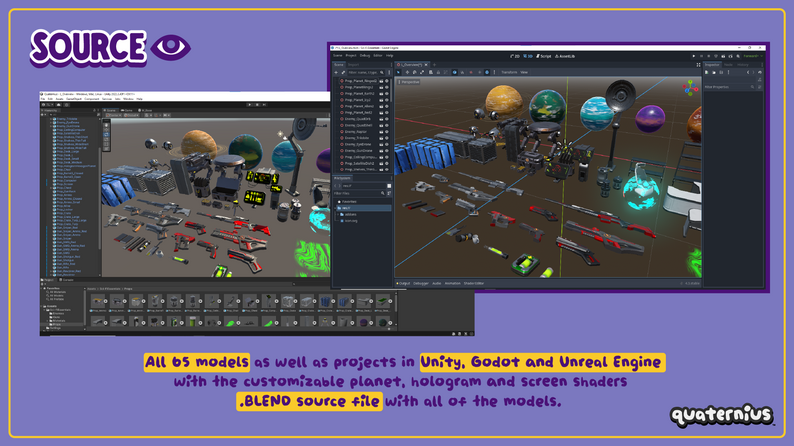 Sci-Fi Essentials Kit by Quaternius