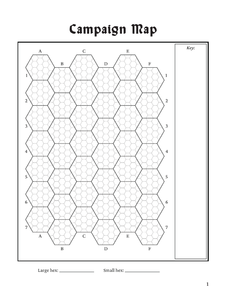 Hexcrawl Workbook by jp-dixon