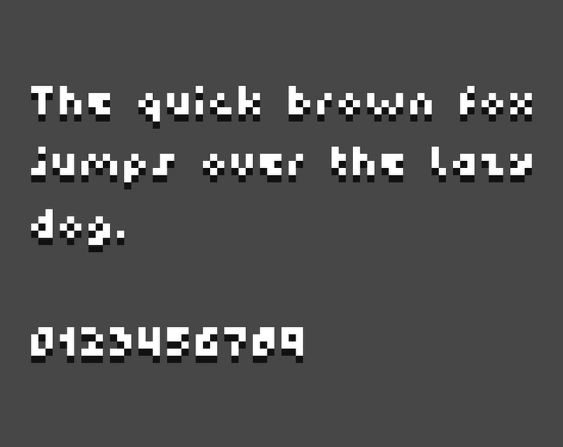 Everyday Tiny - 4x5 Pixel Font by VEXED