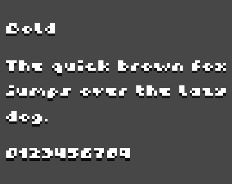 Everyday Tiny - 4x5 Pixel Font by VEXED