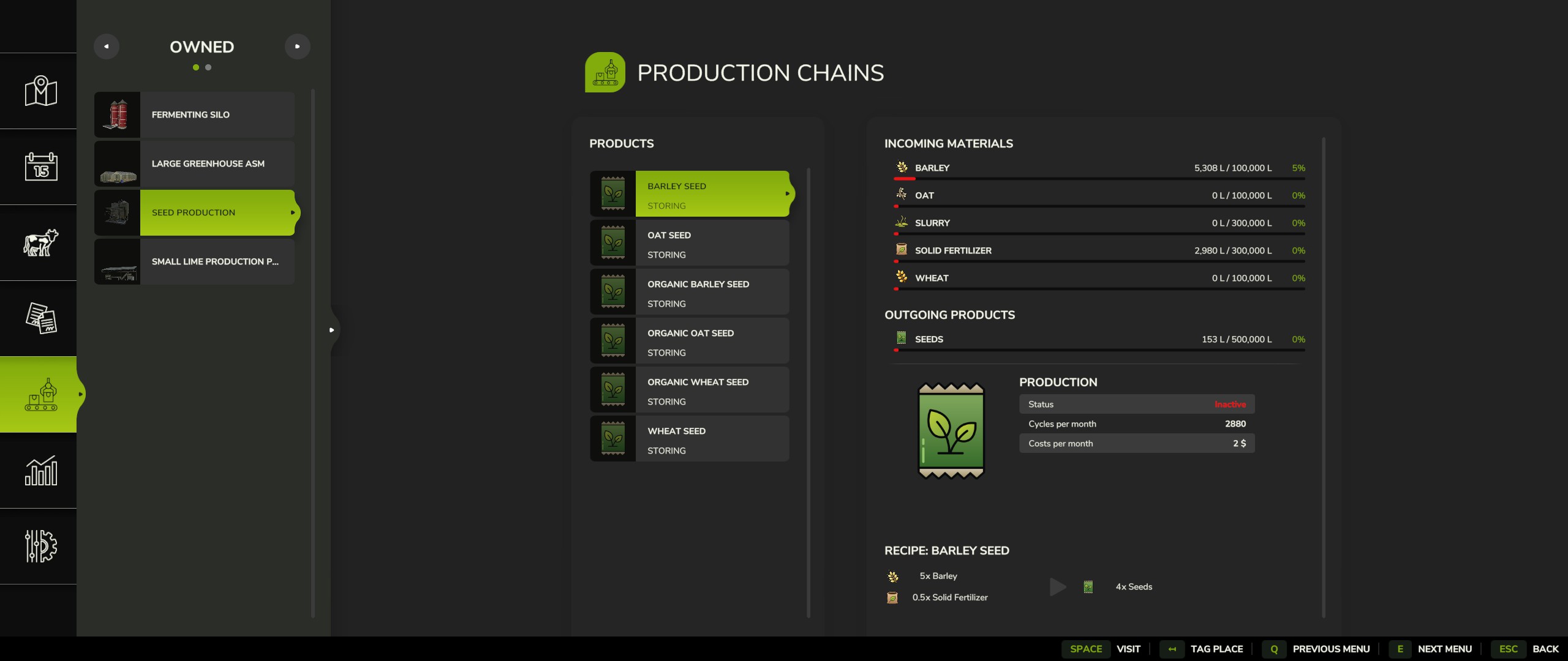FS25 Small Seed Production V1.0.0.2 by asylummodding