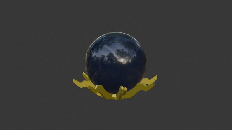 Crystall Ball Asset 3D - FBX GLB by Venturon