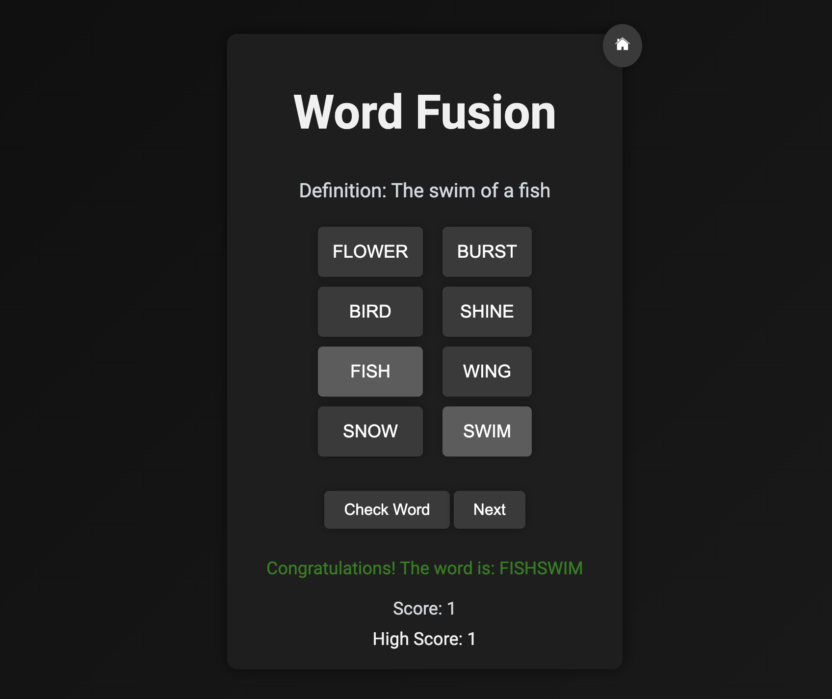 Word Fusion by VRATANT