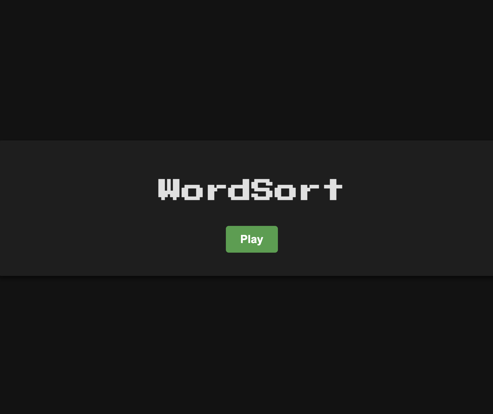 Word Sort by VRATANT