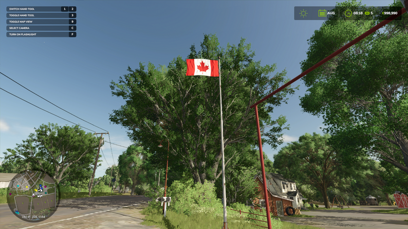FS25_CanadaFlag by WittyMods