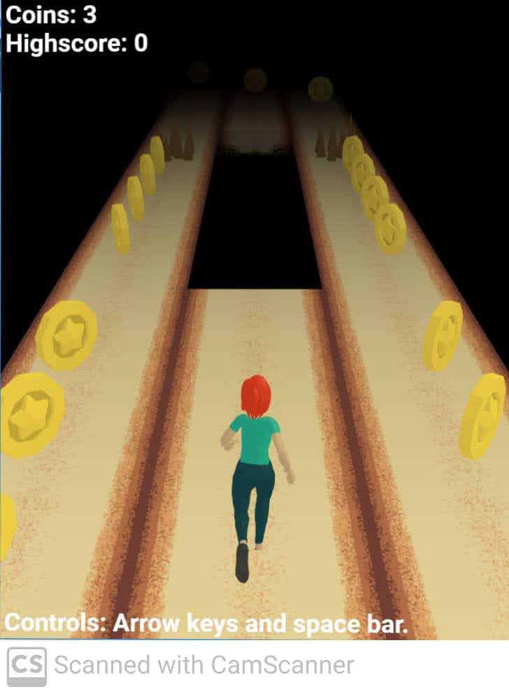 3d lane runner Game by Ghulam Farid