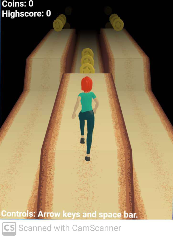 3d lane runner Game by Ghulam Farid
