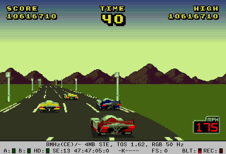 FASTER for Atari STE by Jonathan Thomas