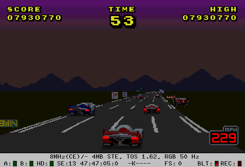 FASTER for Atari STE by Jonathan Thomas