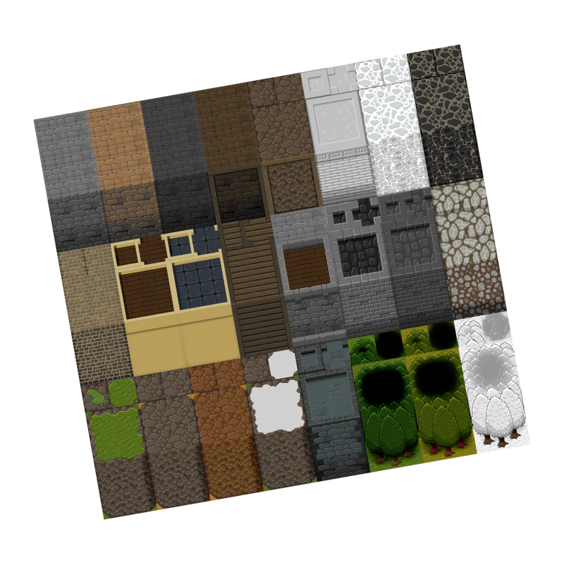 Medieval Outside 48x48 Tileset (RPGMaker MV / MZ) by Booom